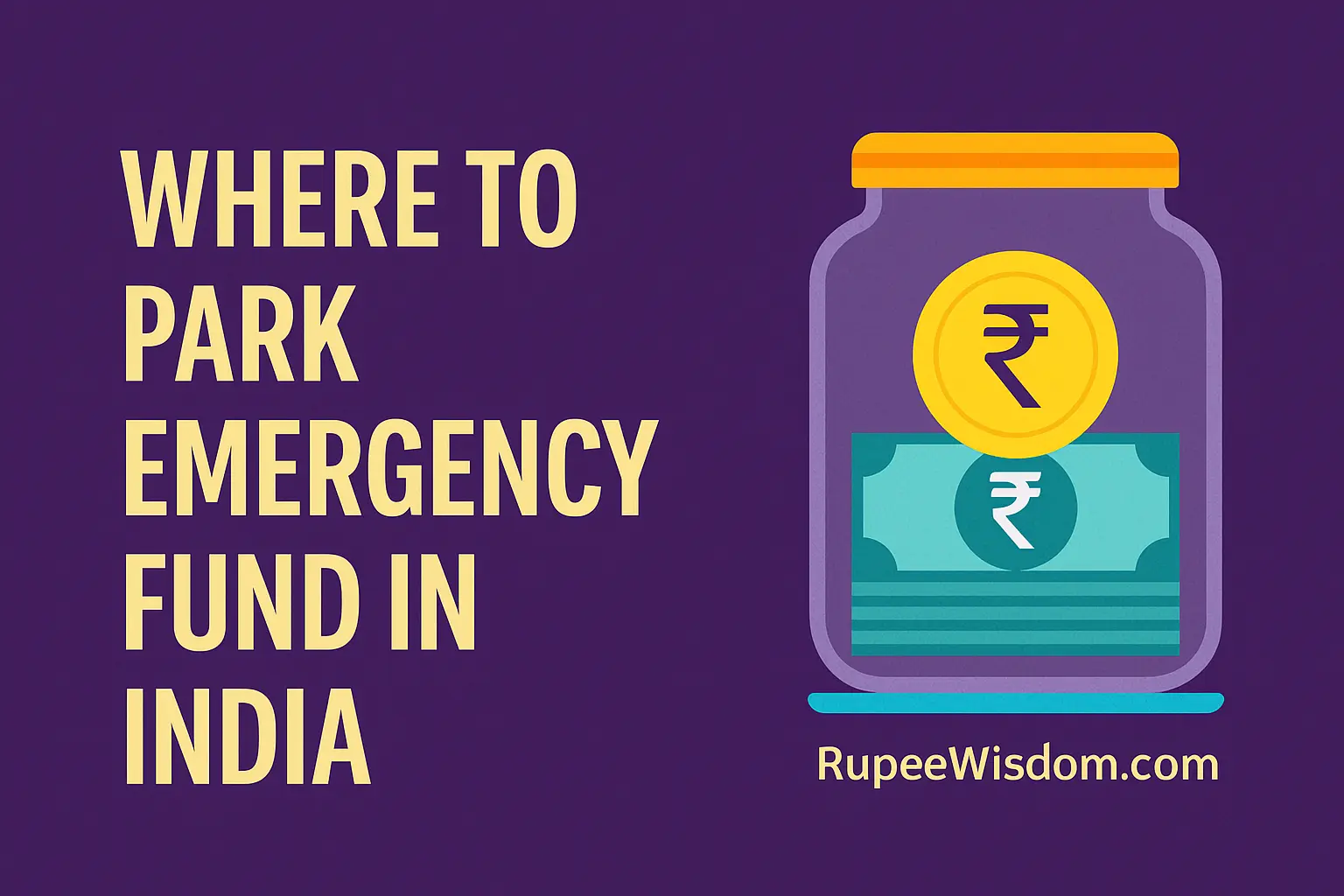 Where to Park Emergency Fund in India (Best & Safe Options for 2025)