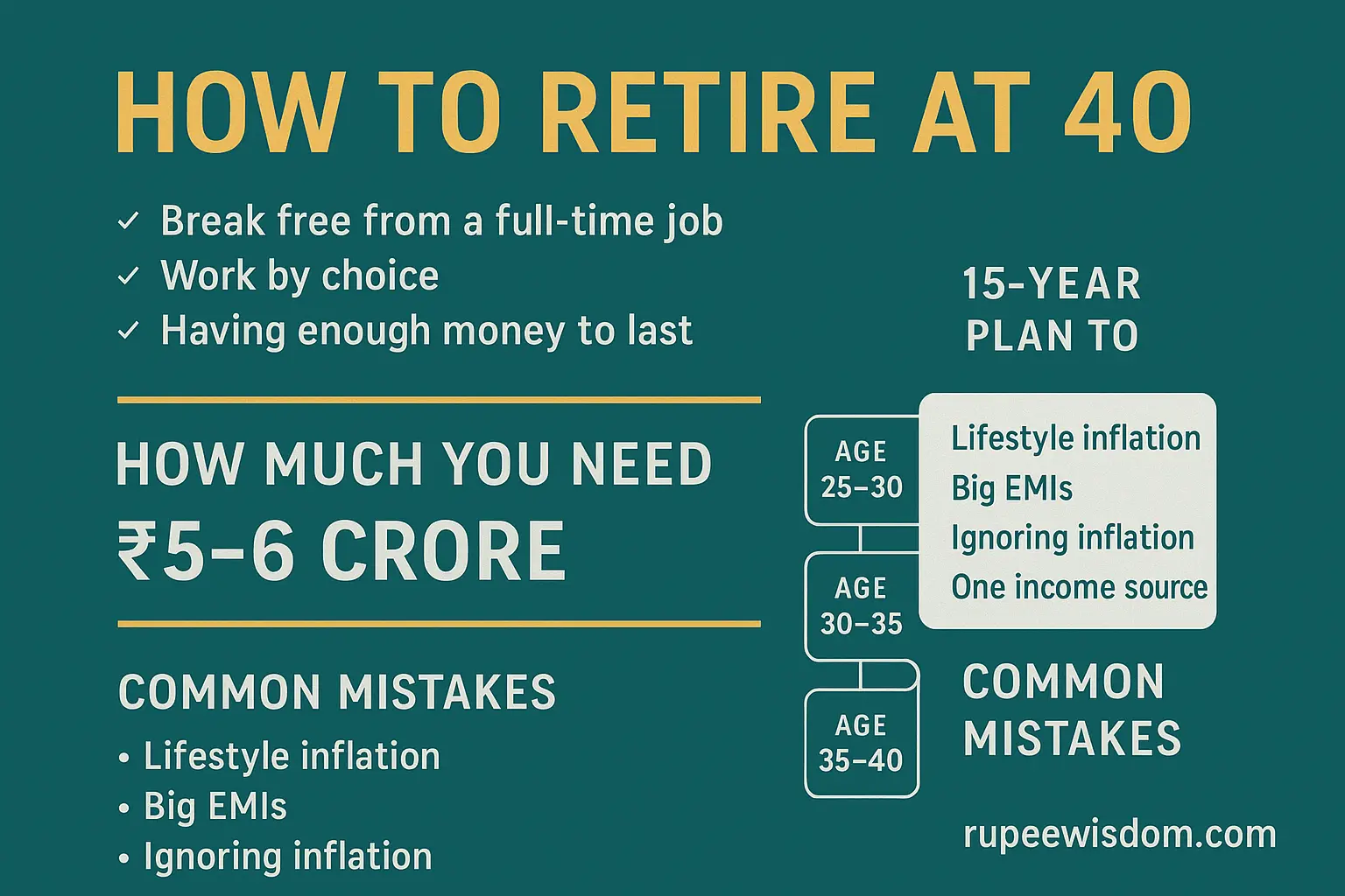 How to Retire at 40 in India: Complete Early Retirement Guide