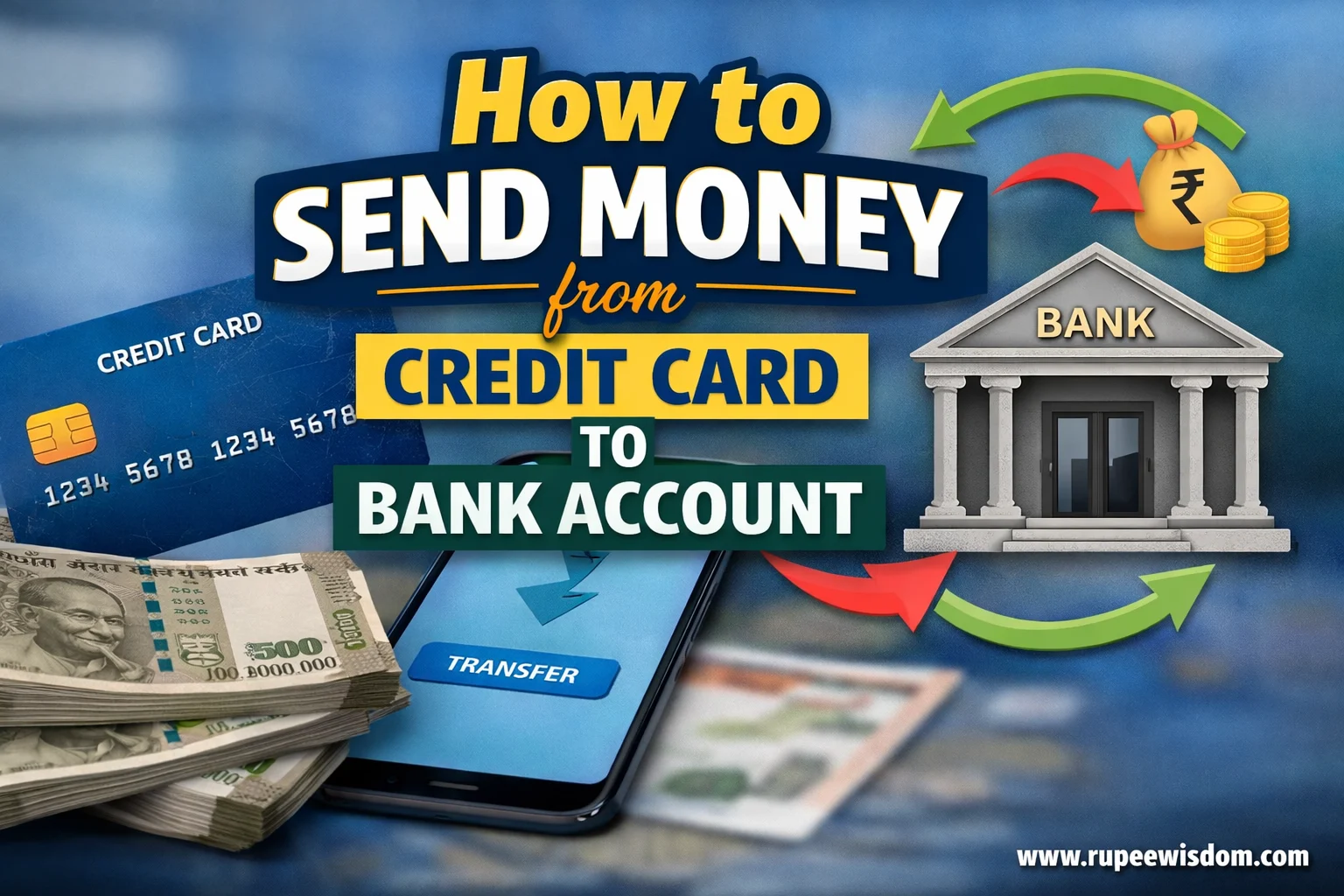 How to Send Money From Credit Card to Bank Account in India (2026 Guide)